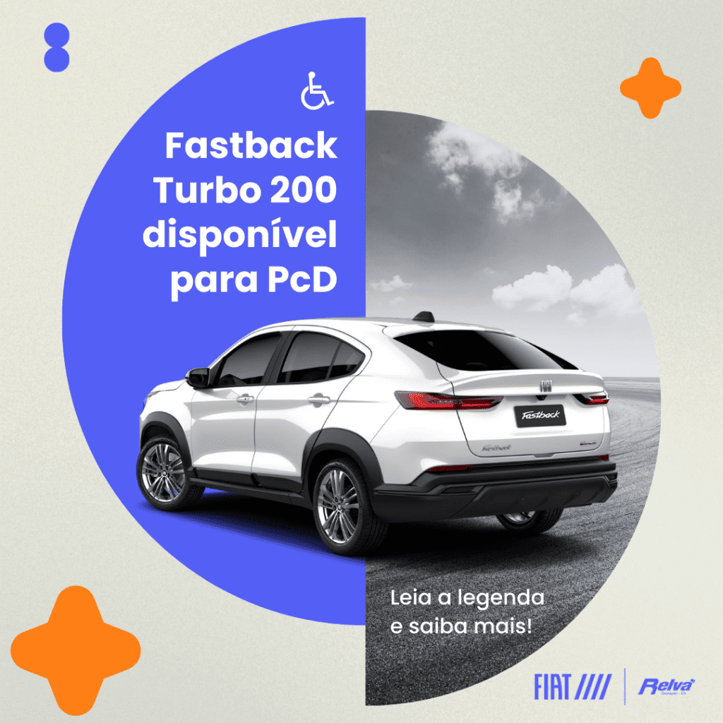 Fastback Turbo 200 disponível para PcD – Grupo Pianna